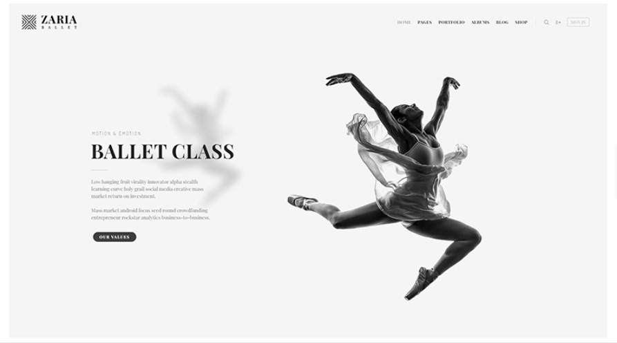 Best WordPress Themes for Dance Schools